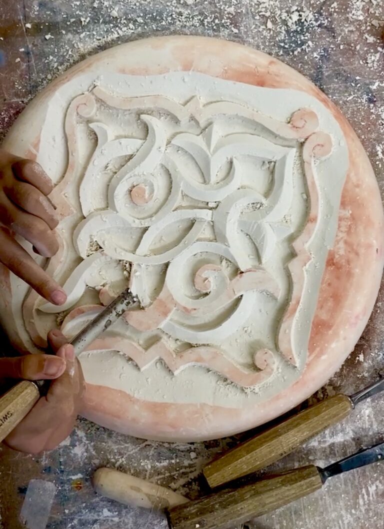 LONDON ~ Plaster Carving – Art of Islamic Pattern