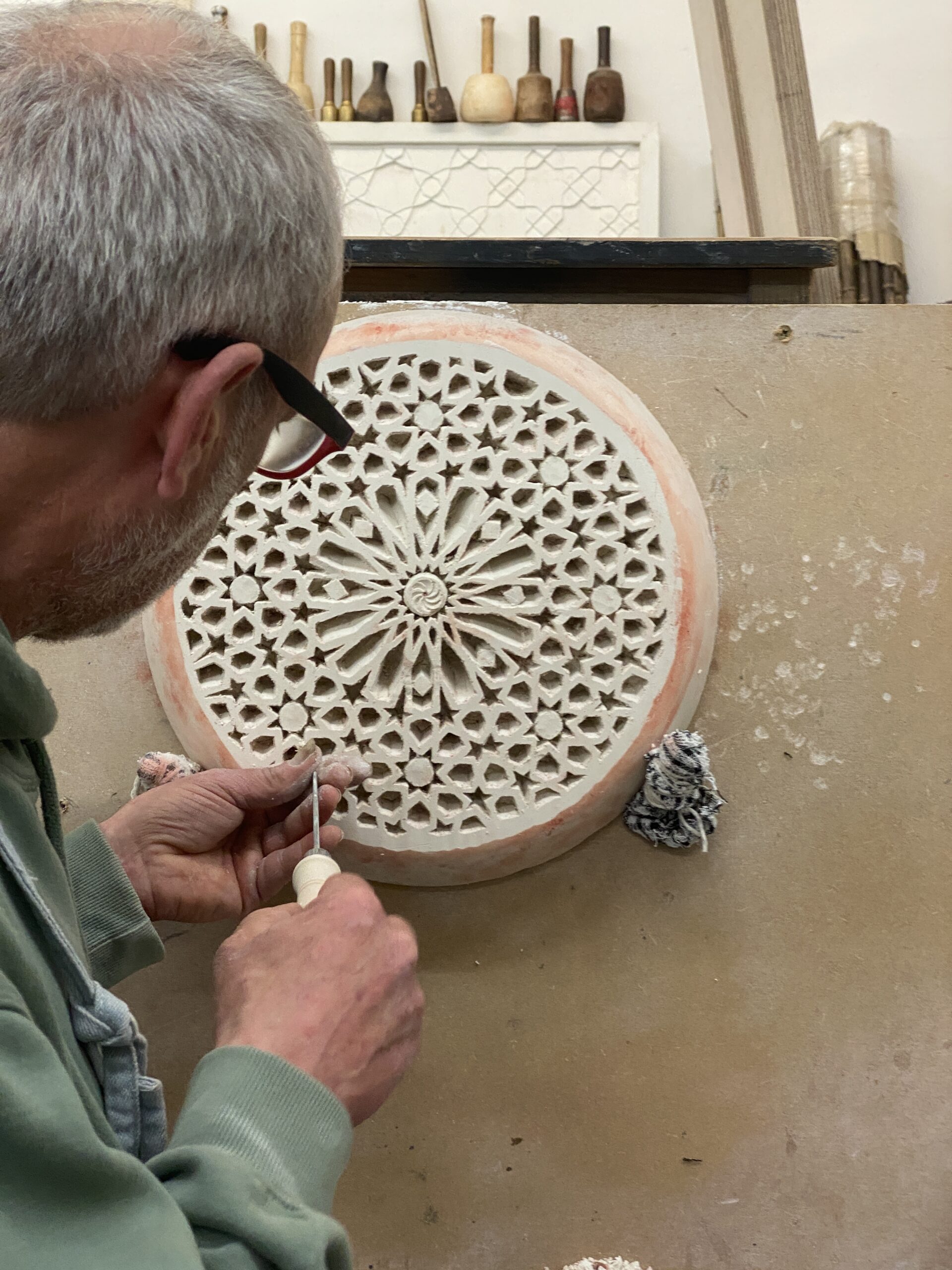 LONDON ~ Plaster carving May ’26 – Art of Islamic Pattern